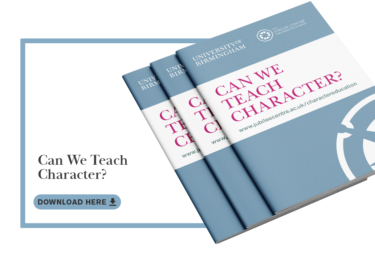 Character Education Research - Jubilee Centre for Character and Virtues