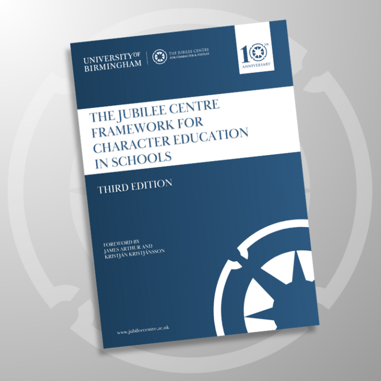 Character Education Research - Jubilee Centre for Character and Virtues