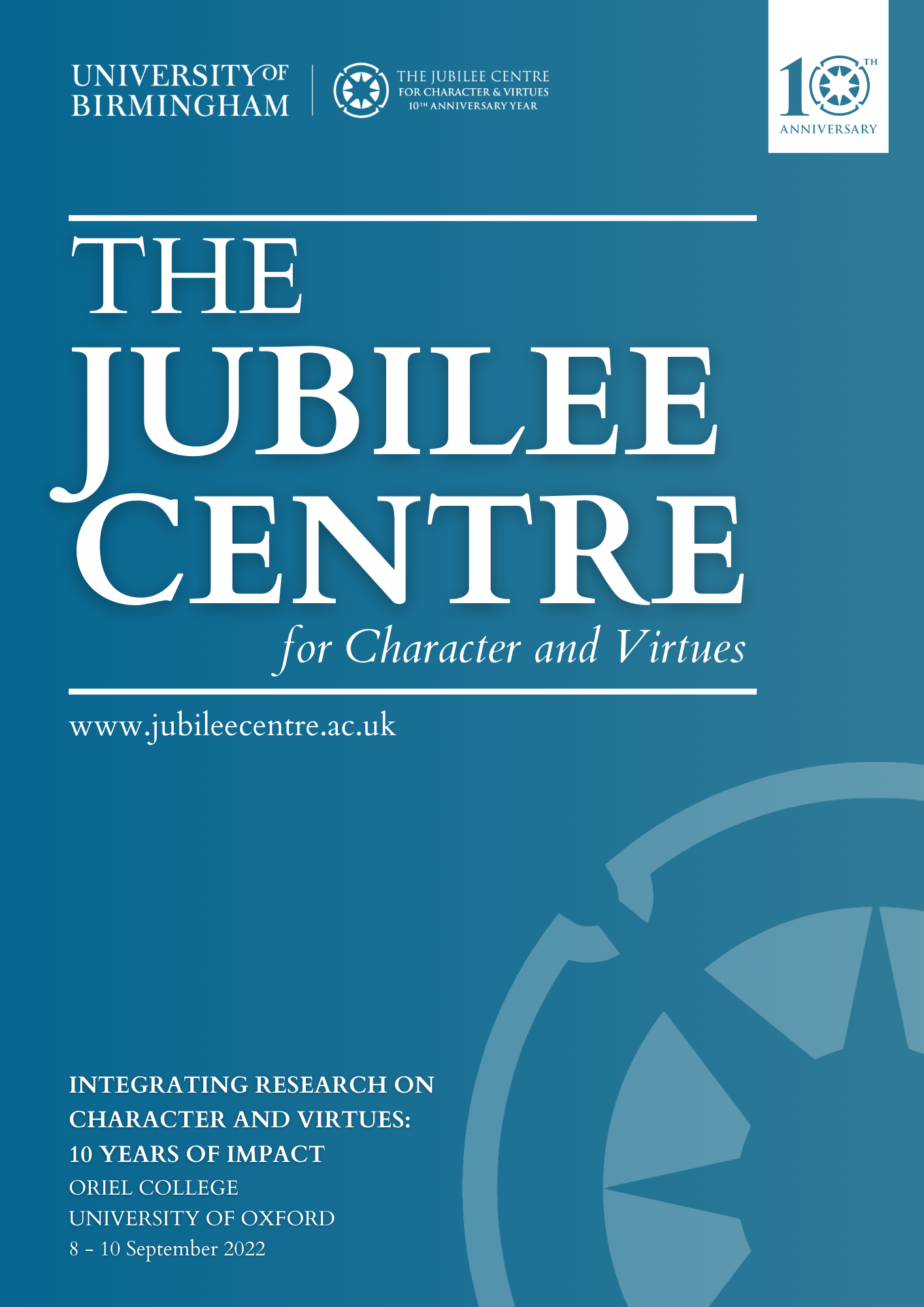 10th Annual Conference: Integrating Research on Character and Virtues ...