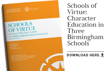 Schools of Virtue - Jubilee Centre for Character and Virtues