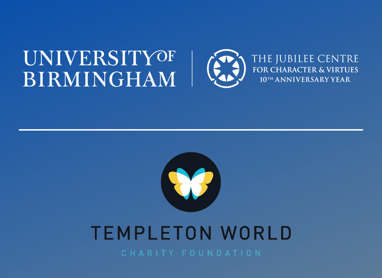 Centre Awarded New Templeton World Charity Foundation Grant - Jubilee ...