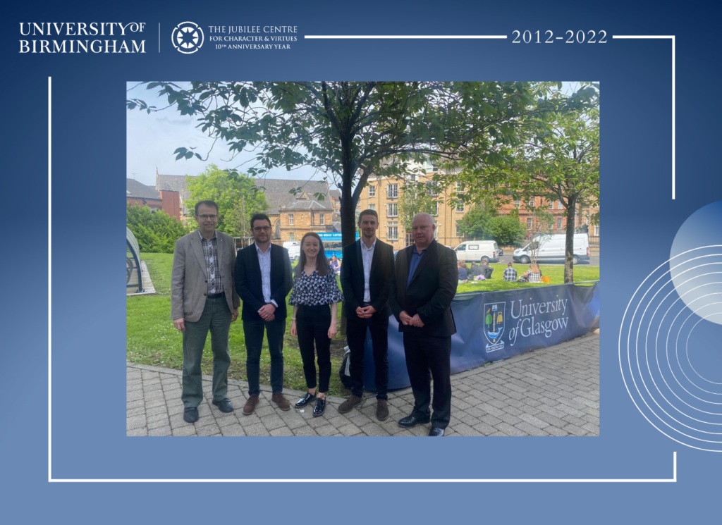 Centre Staff Present at the University of Glasgow - Jubilee Centre for ...