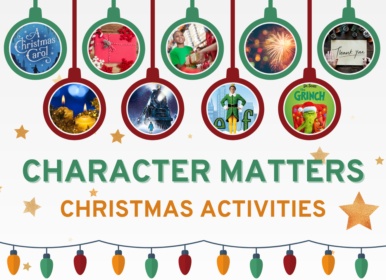 New Character Matters Christmas Activity Set - Jubilee Centre for ...