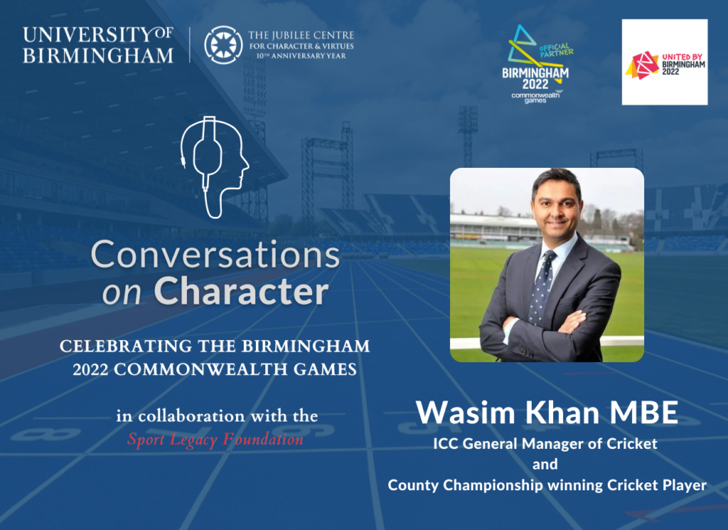 ICC General Manager of Cricket, Wasim Khan MBE Guests on 'Conversations ...