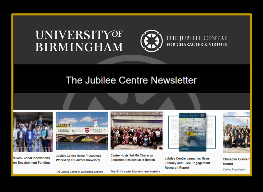 A New Look: The Jubilee Centre Newsletter - Jubilee Centre for ...