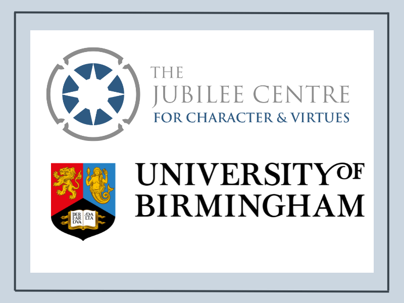 Further Character Education Research - Jubilee Centre for Character and ...